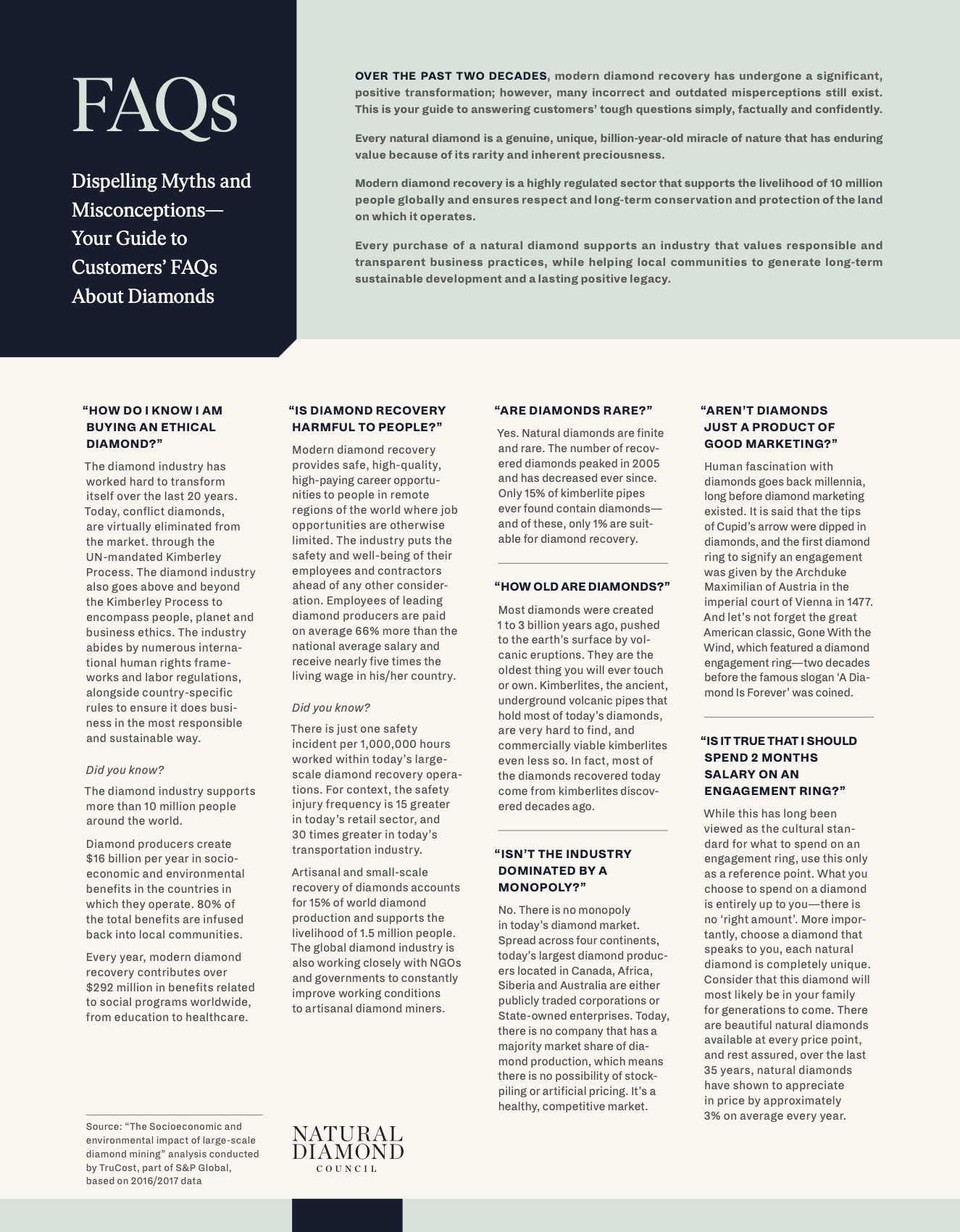 Diamond Facts & Statistics | Natural Diamonds