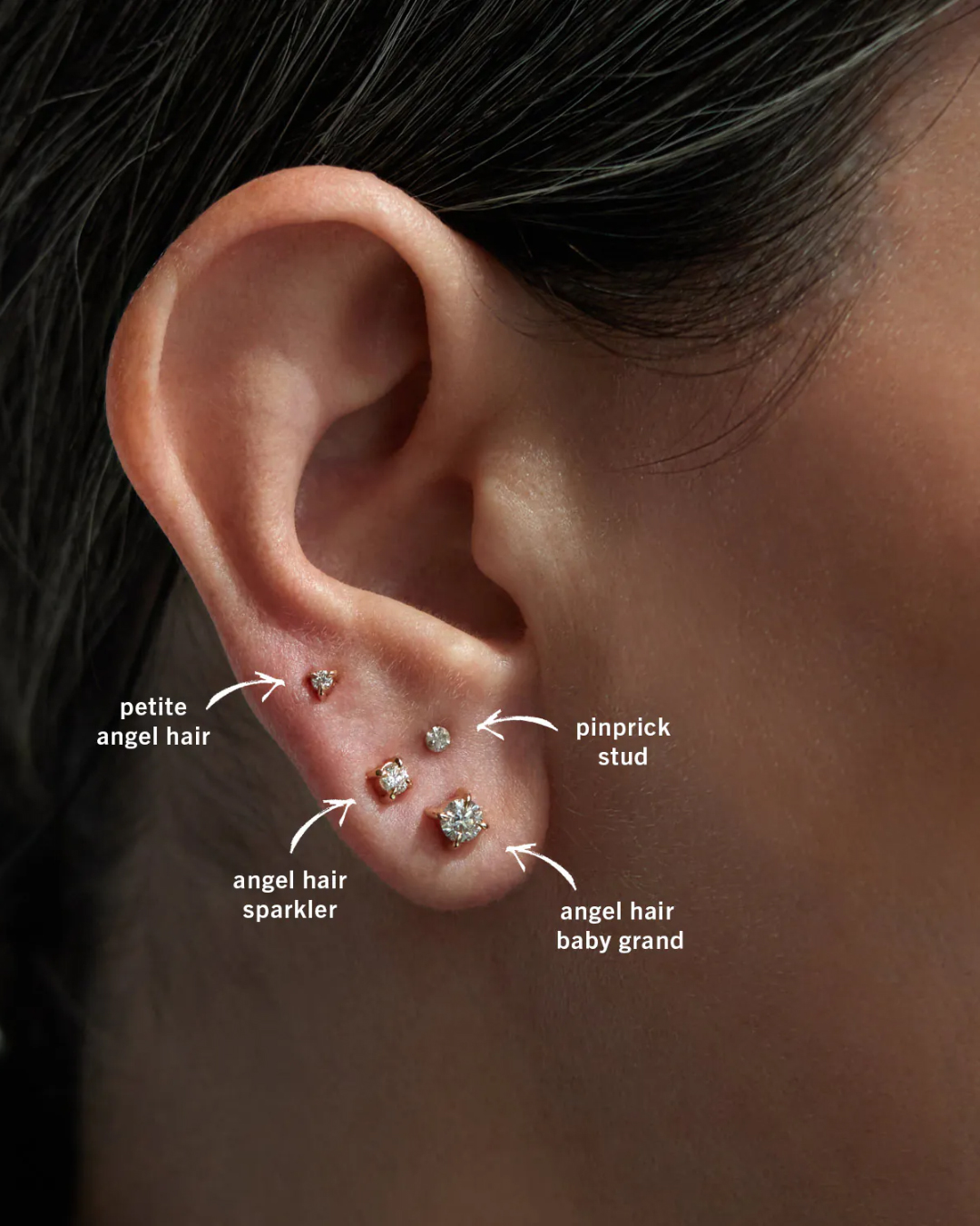 How to Style Thoughtful Earring Stacks with Natural Diamonds - Natural ...