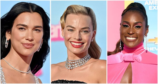 Diamonds Take Over Barbie Premiere Margot Robbie And Stars Dazzle Only