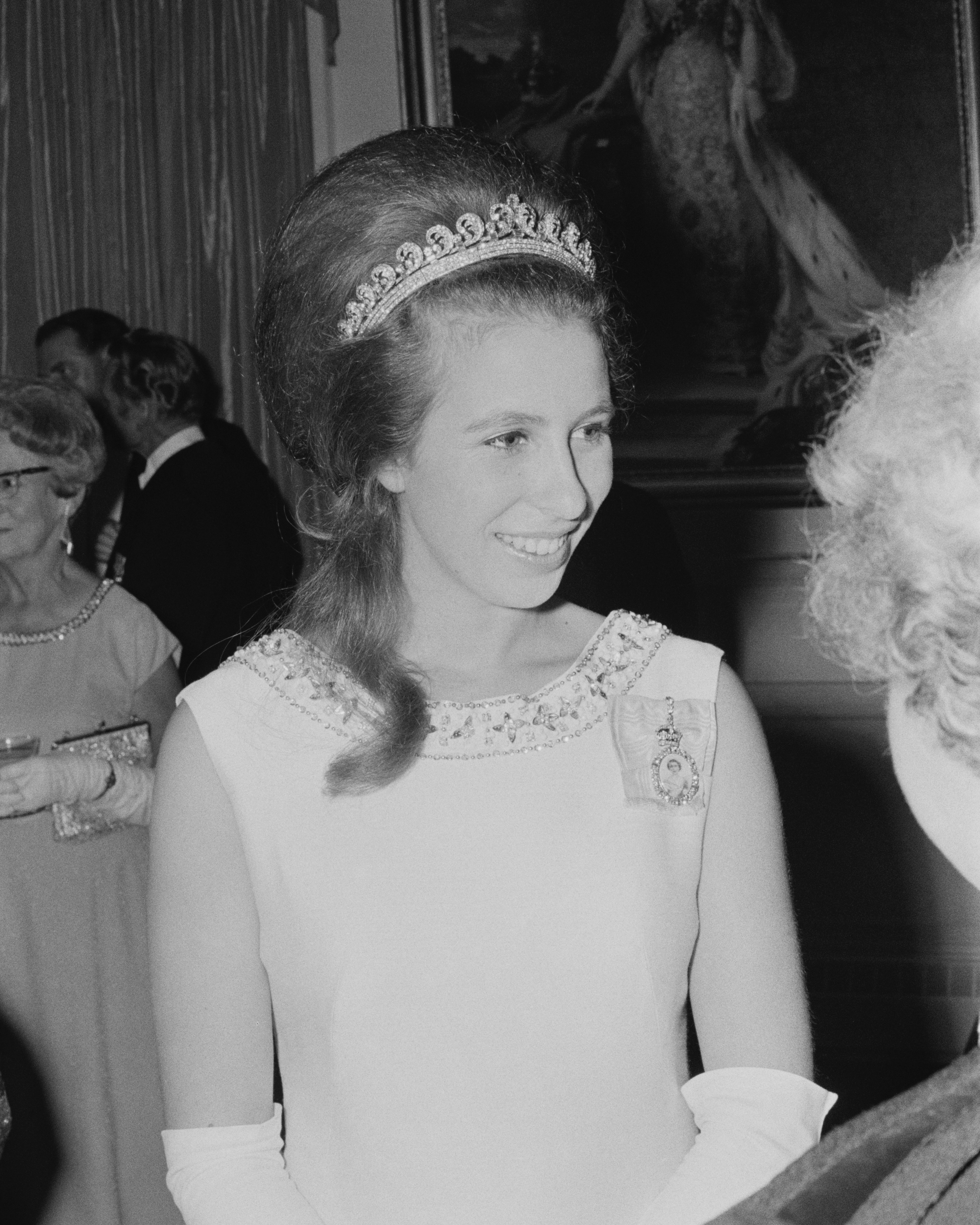Princess Anne Is Radiant in Festoon Tiara for Royal Portrait