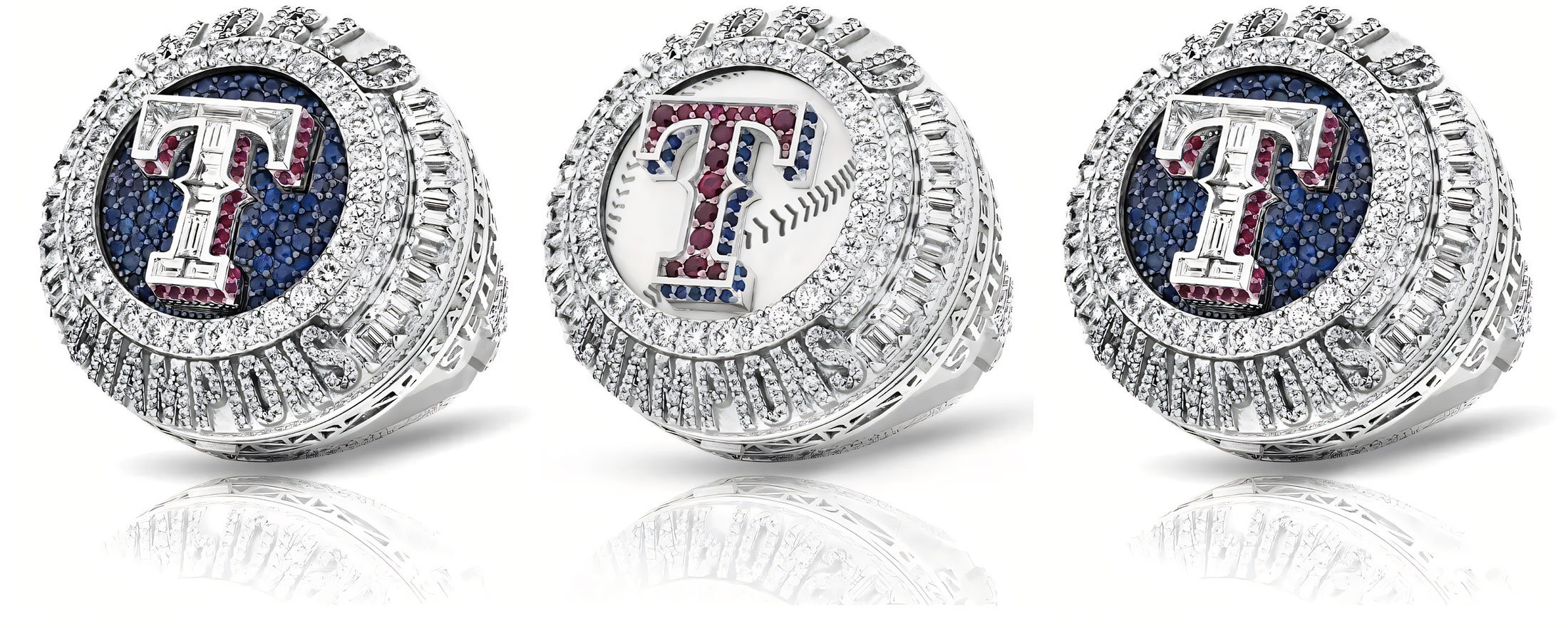 Texas Rangers' Win Immortalized in World Series Diamond Rings