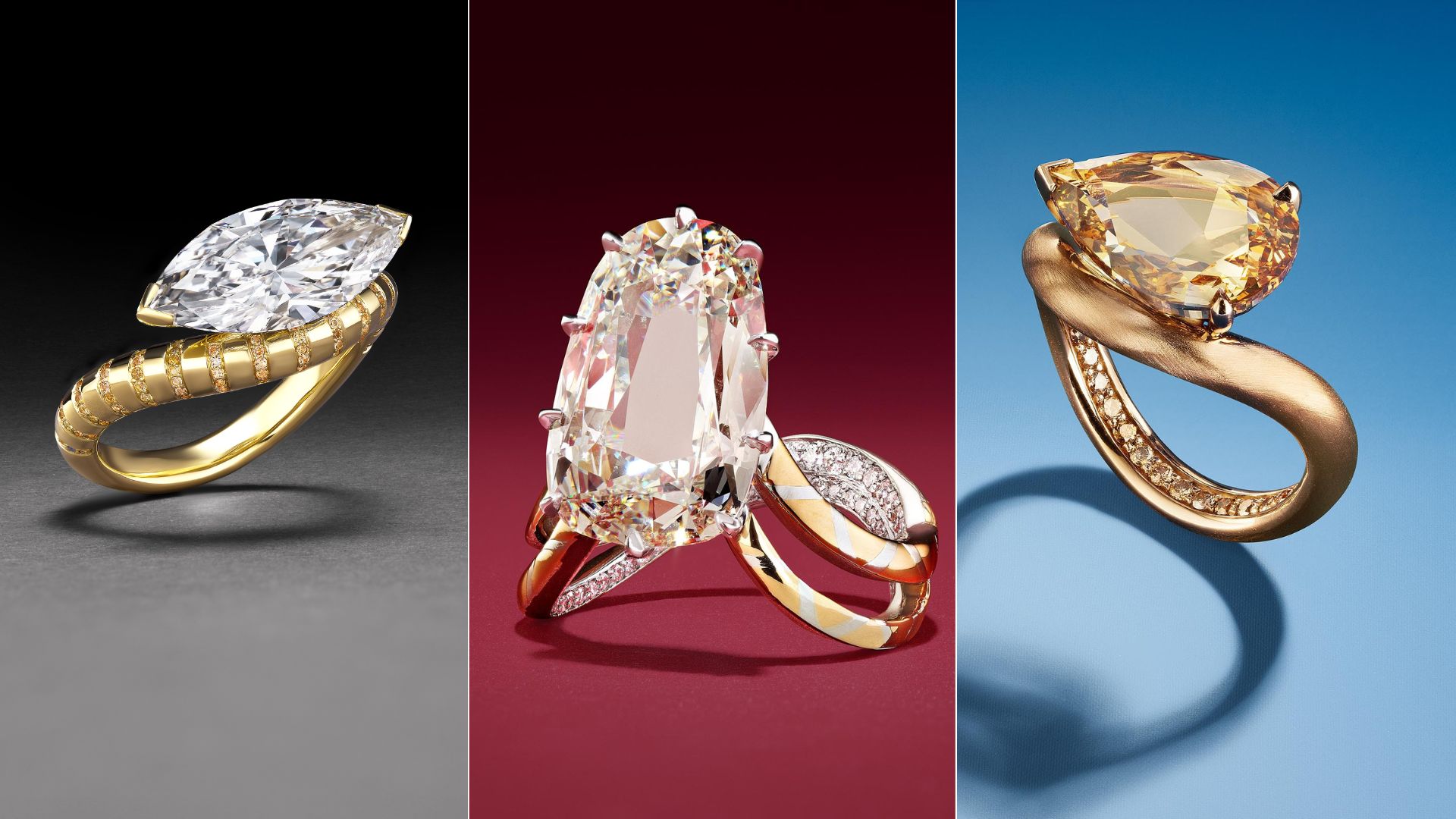 12 Captivating Floating Diamond Rings for Modern Couples