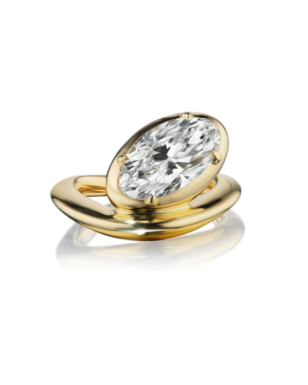 12 Captivating Floating Diamond Rings for Modern Couples