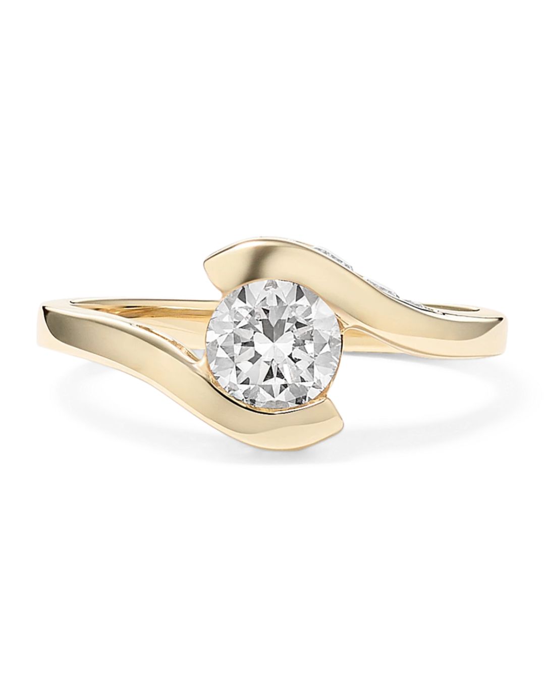 12 Captivating Floating Diamond Rings for Modern Couples