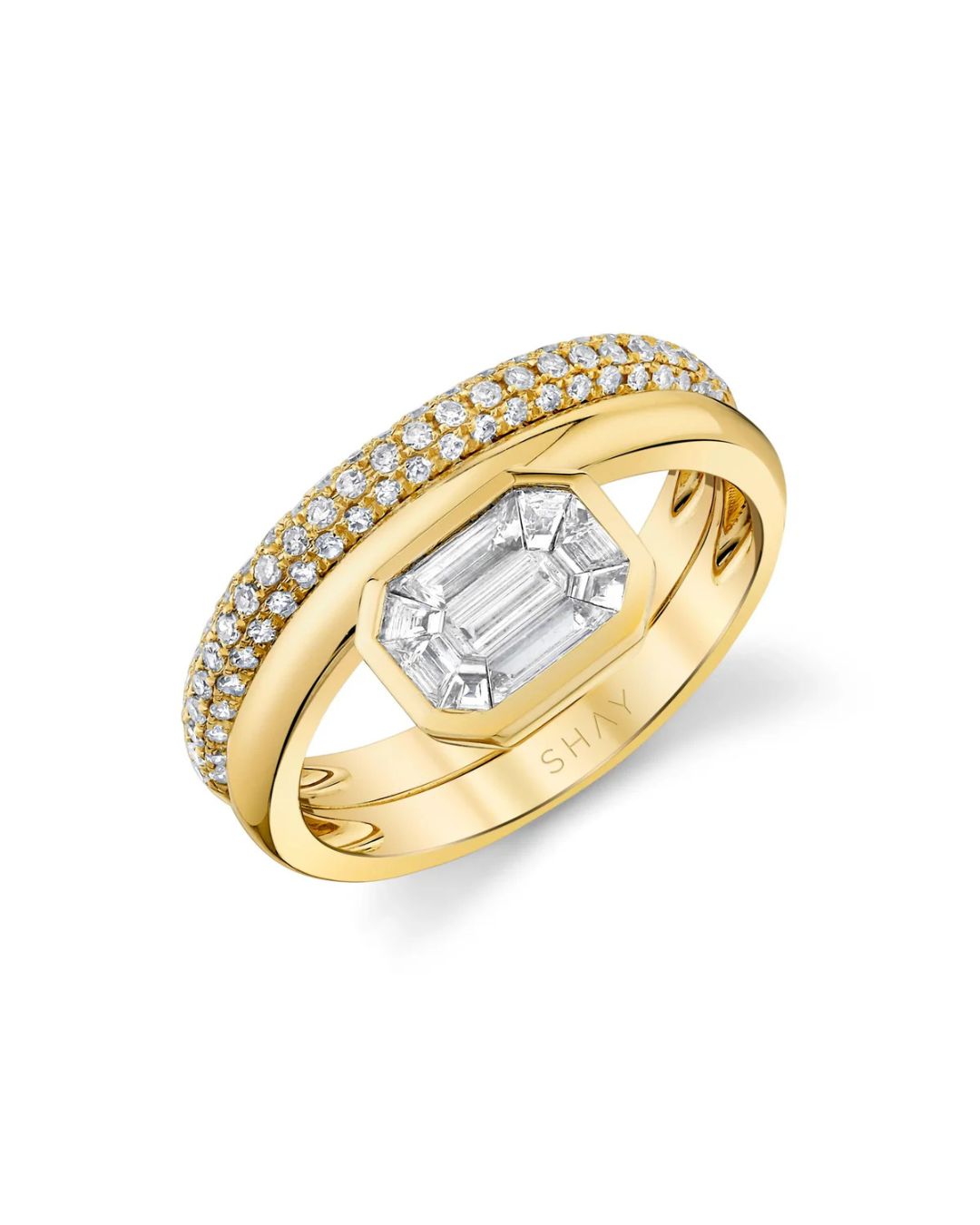 12 Captivating Floating Diamond Rings for Modern Couples