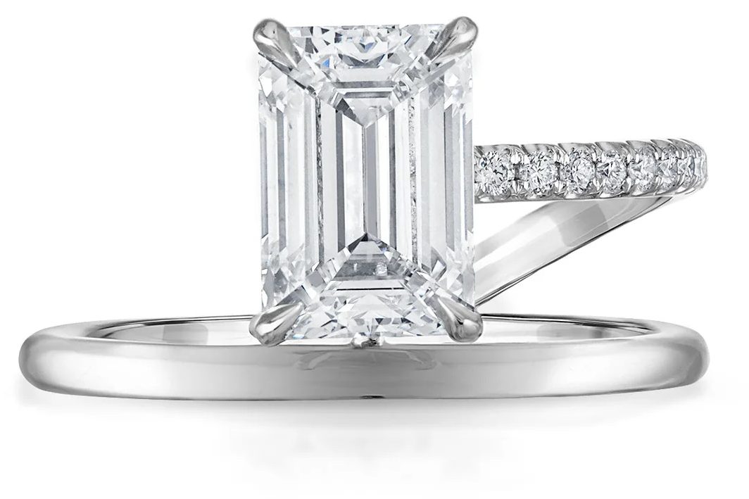 17 Emerald-Cut Natural Diamond Engagement Rings - Natural Diamonds