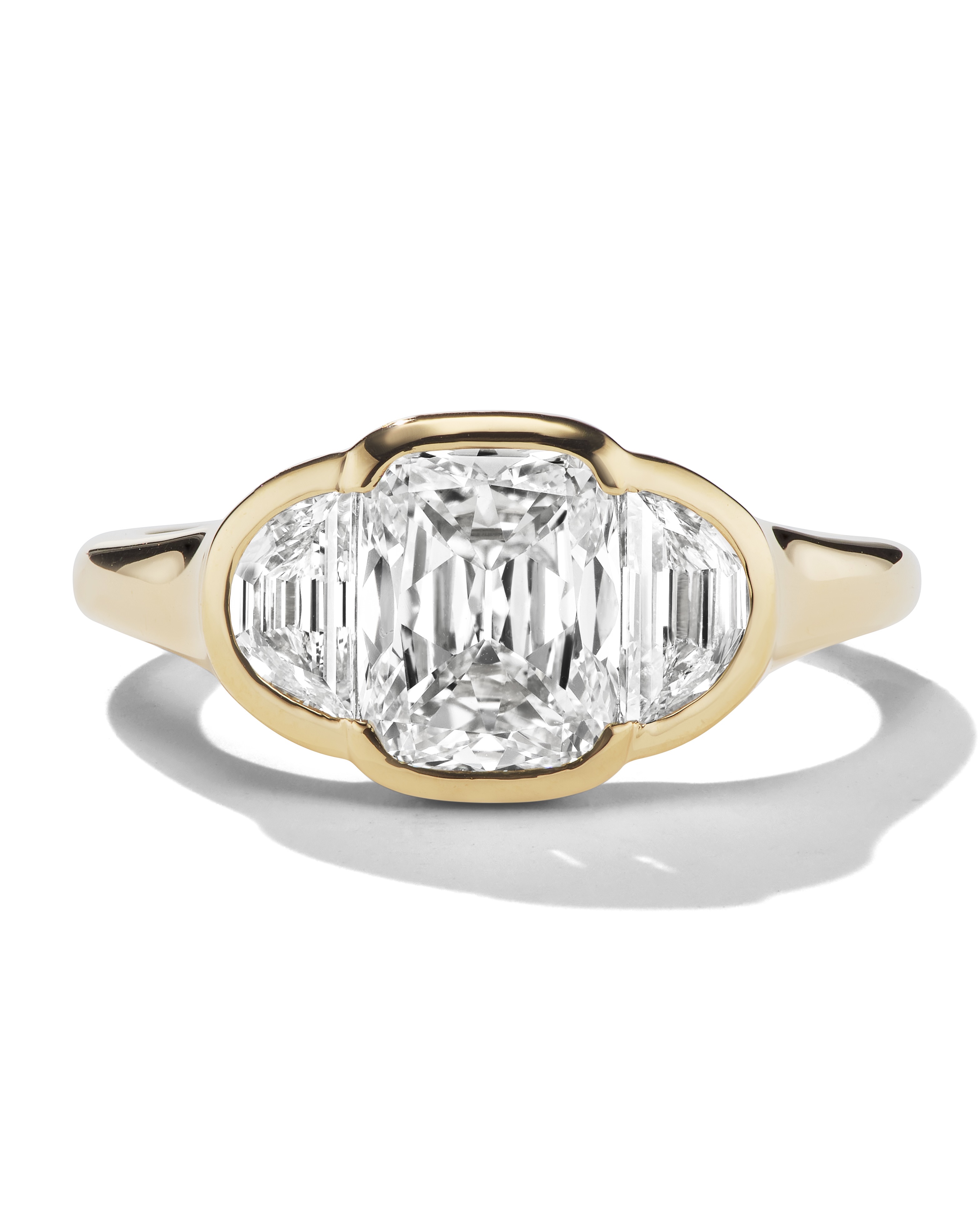 Touched By A Diamond: Framed Diamond Engagement Rings