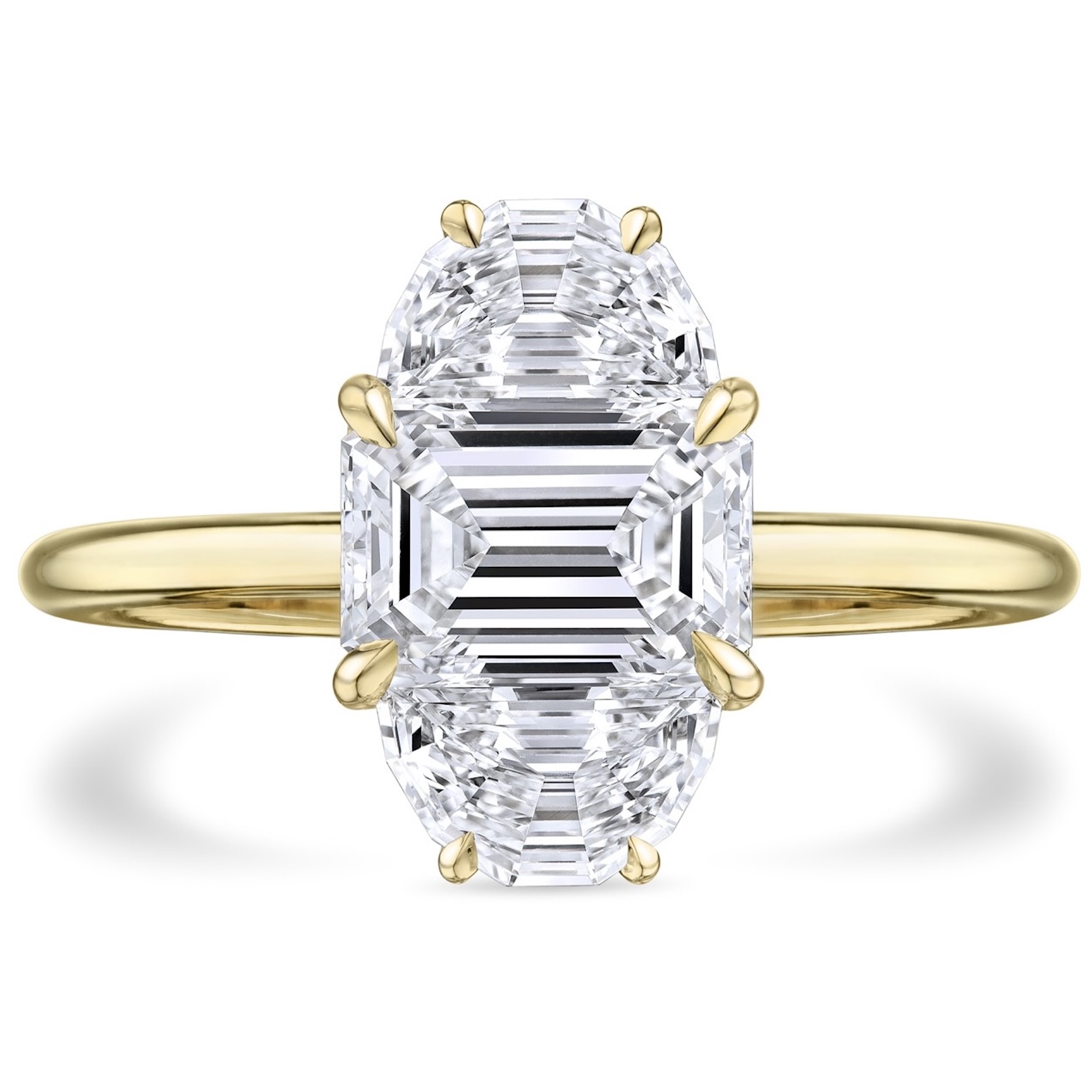 Touched By A Diamond: Framed Diamond Engagement Rings