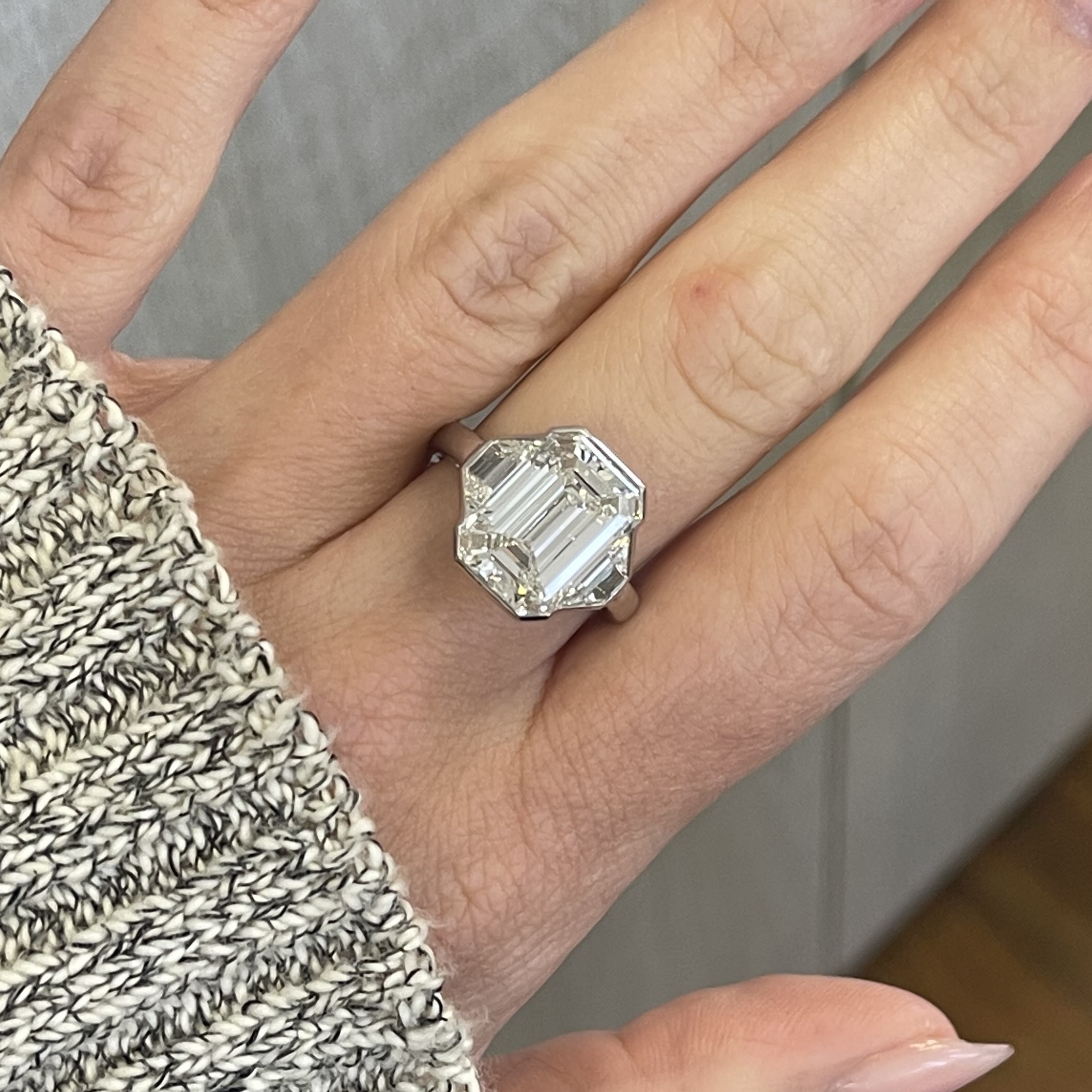 Touched By A Diamond: Framed Diamond Engagement Rings