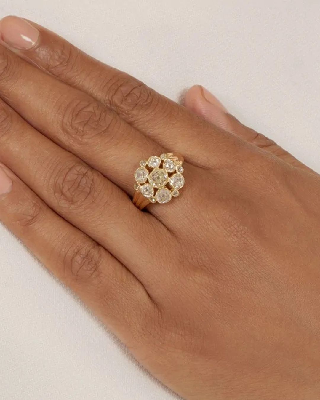 21 Glamorous Diamond Cluster Rings To Inspire Your Style