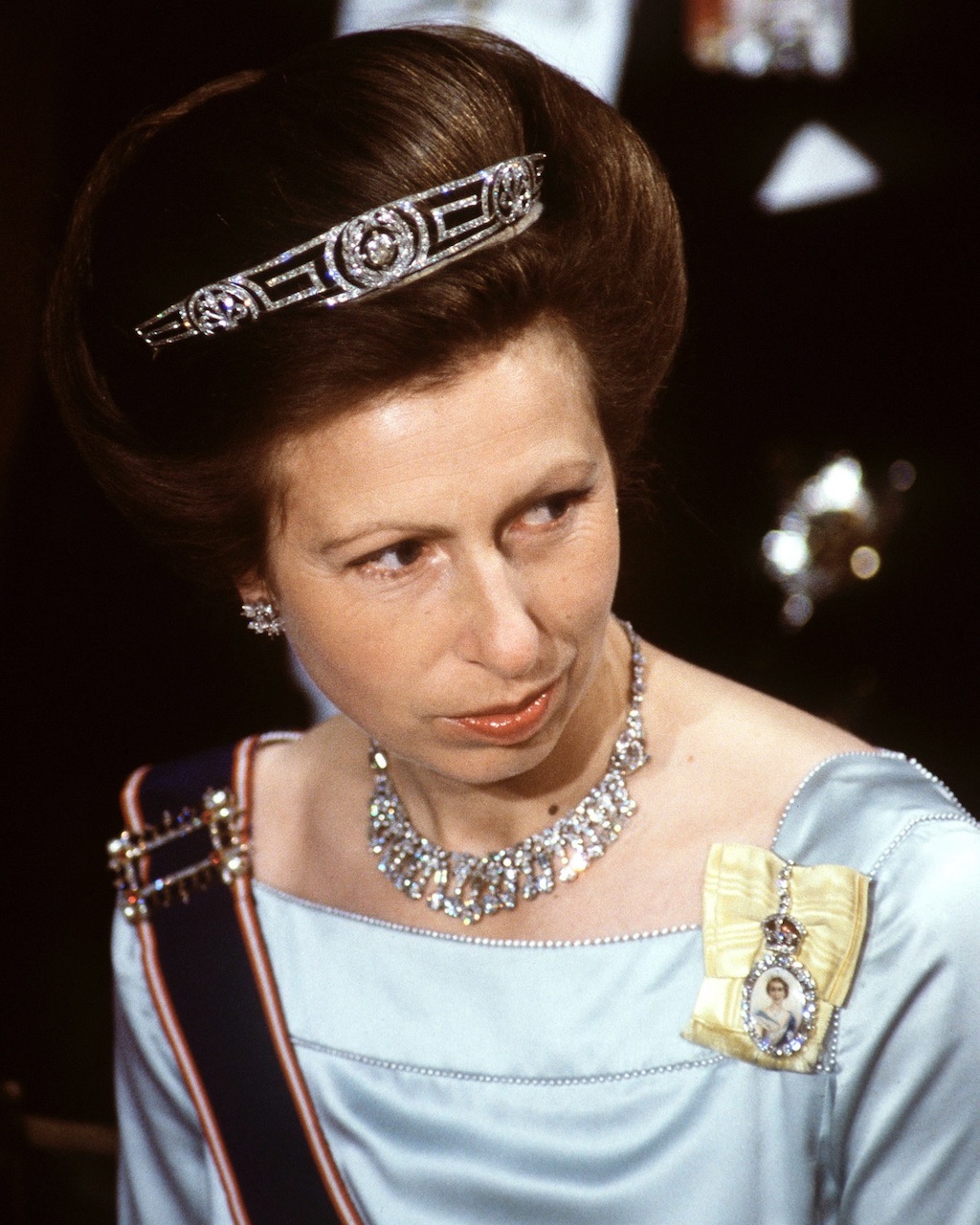 Princess Anne Is Radiant in Festoon Tiara for Royal Portrait