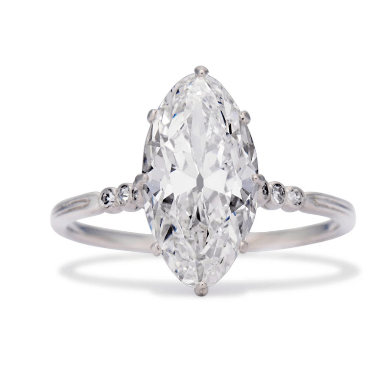 8 Rare Moval Cut Diamond Rings Jewelry Editor's Love