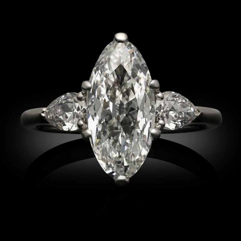 8 Rare Moval Cut Diamond Rings Jewelry Editor's Love
