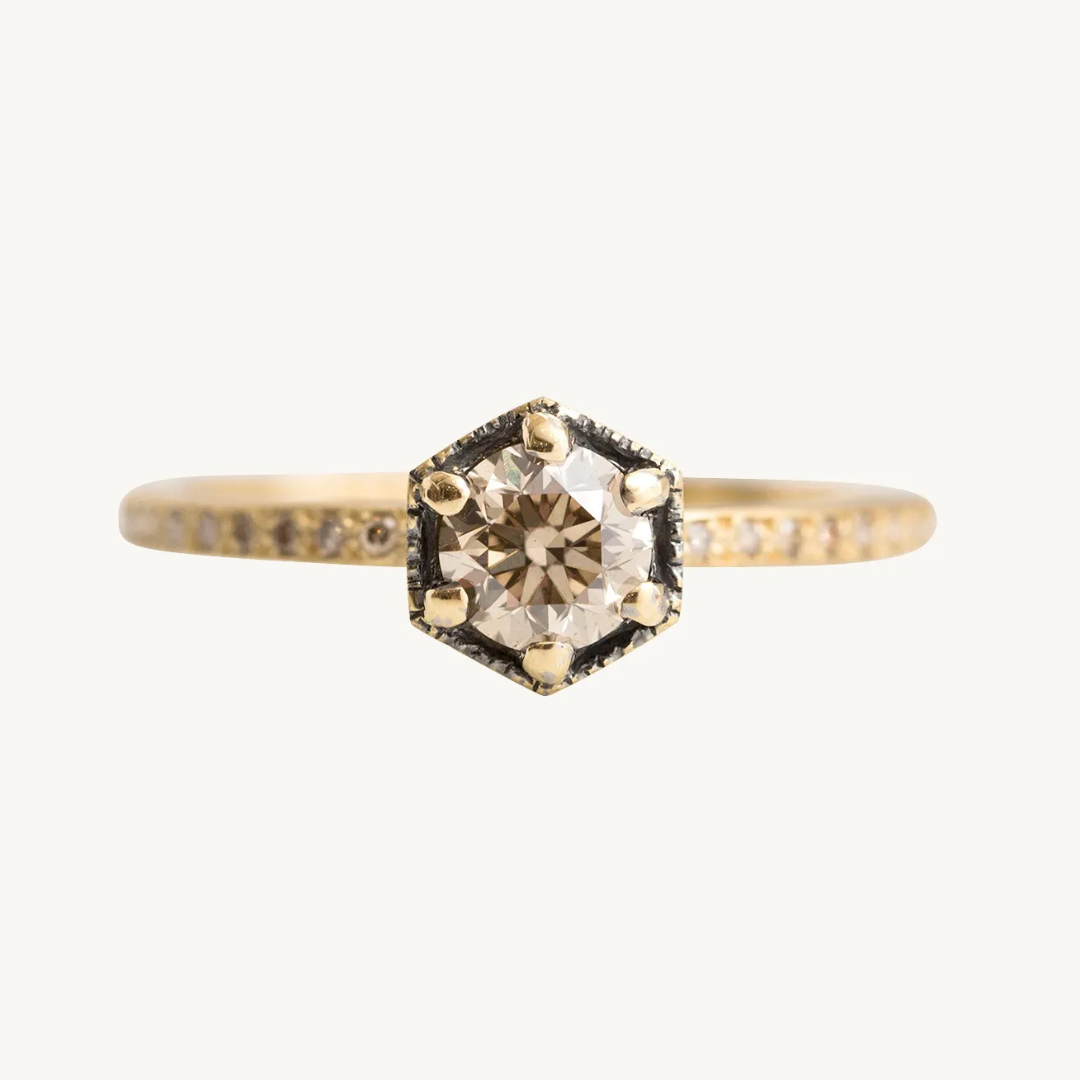 Brown Diamond Rings Are Trending: Shop 10 Styles We Love