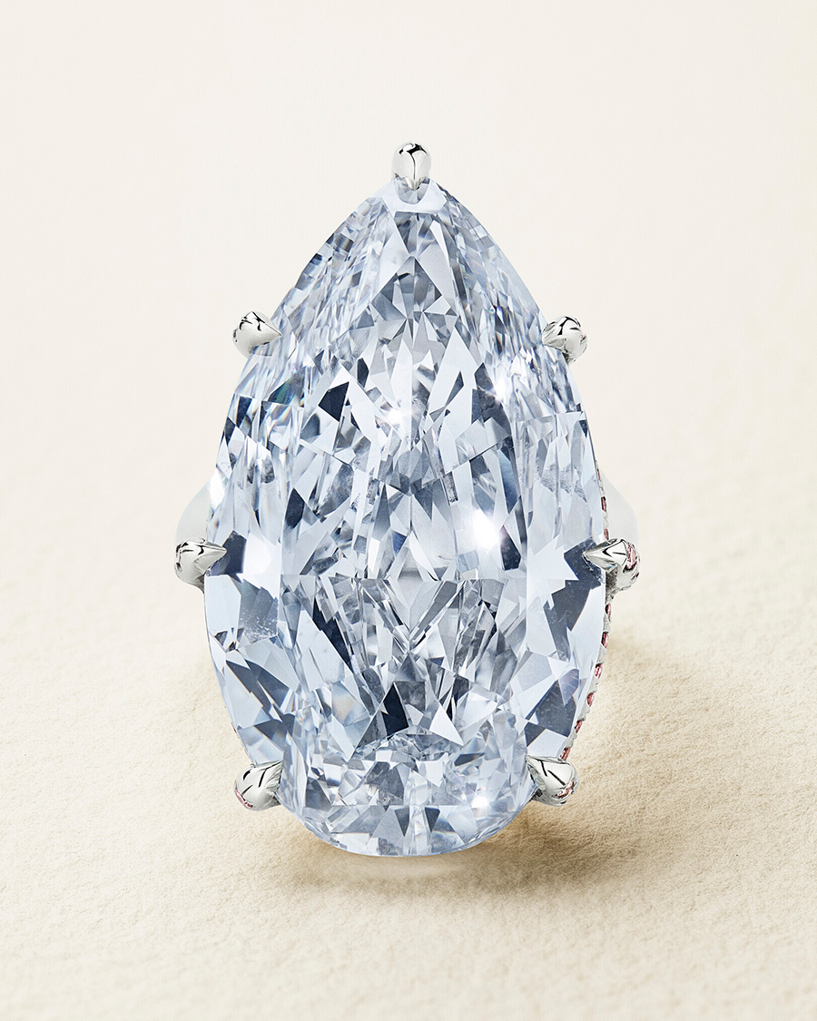 The Azure Blue: The Largest Fancy Blue Diamond Hits Auction